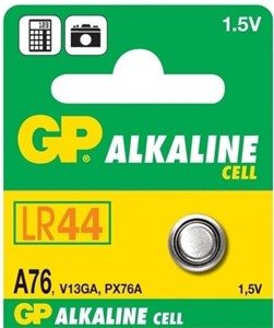 GP Alkaline Cell baterie A76 LR44 1.5V typ: GPA76, 1ks | E-Shop SAPRO ...